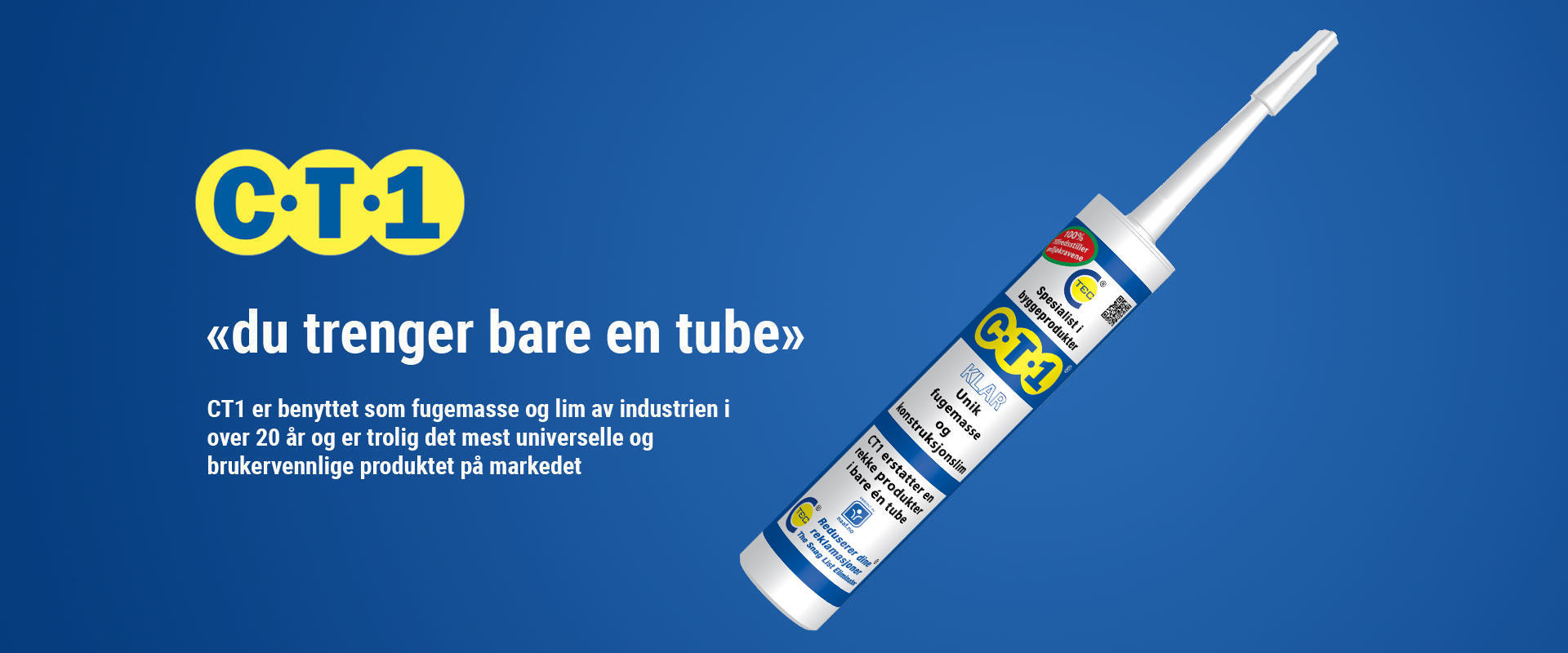 CT1: Beste lim og fugemasse leverandør i Norge